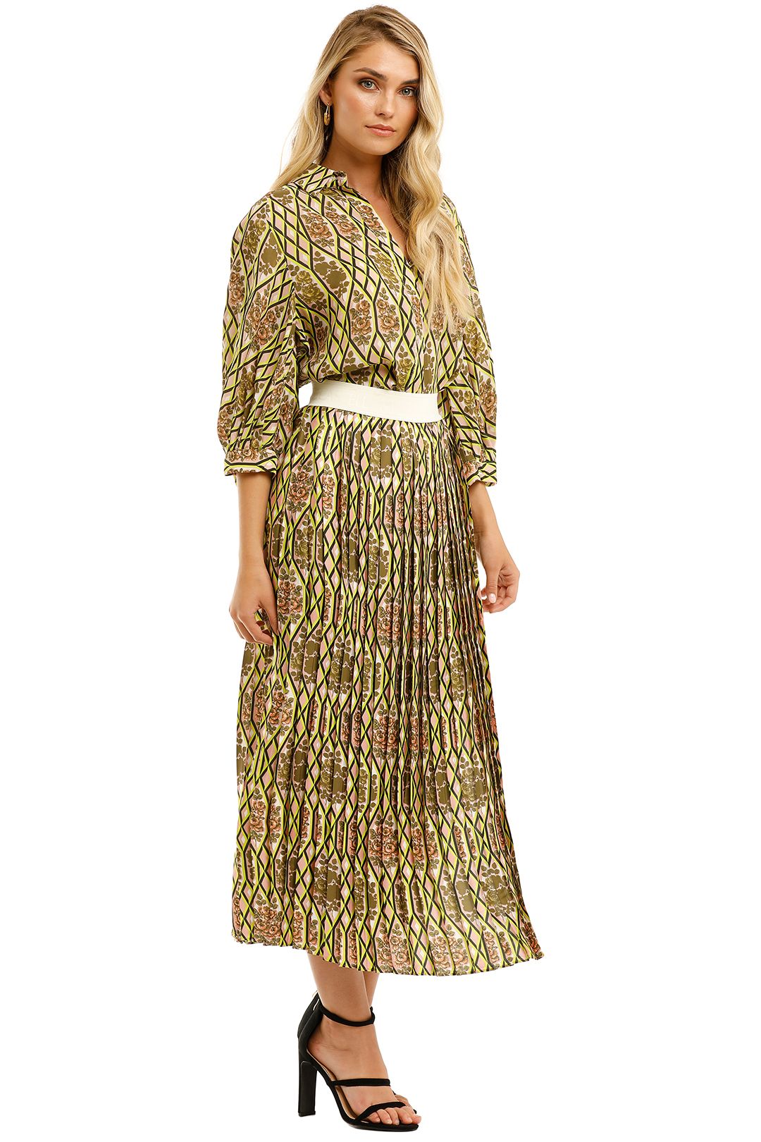 Sugar Pop Blouse in Pink by Manning Cartell for Hire | GlamCorner