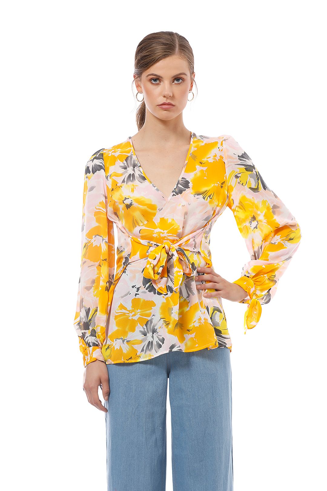 Passionfruit Blouse by Alice McCall for Hire | GlamCorner
