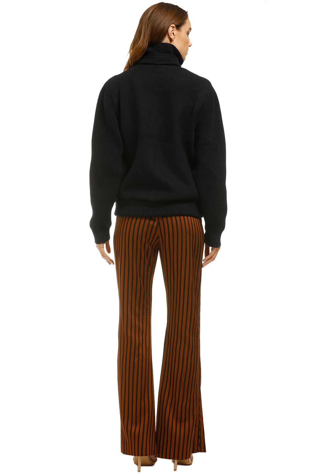 Corte Ribbed Knit Paneled Wool Blend Jacket by Antik Batik for Rent