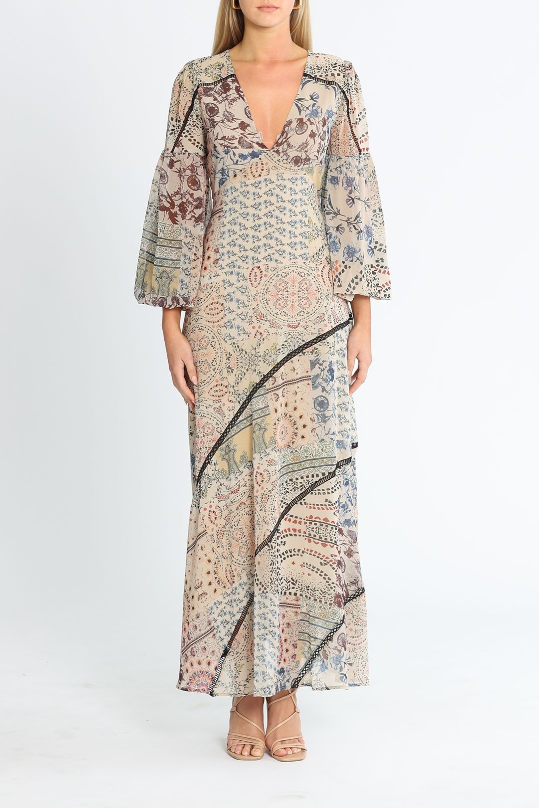 Beige Designer Dresses for Hire | GlamCorner