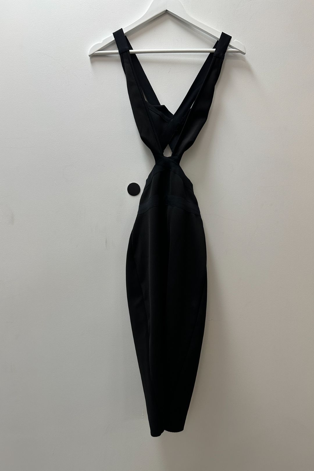 Buy Black Bodycon Cutout Dress | Bec And Bridge | GlamCorner