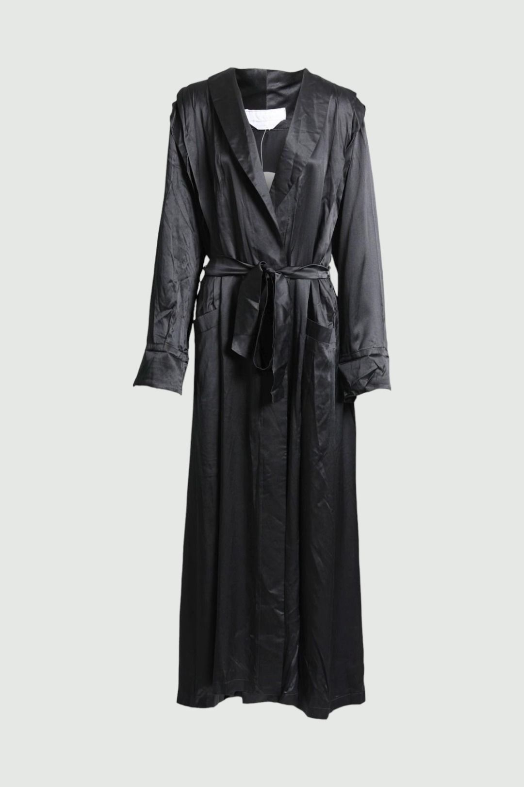 Buy Black Silk Negligee and Nightie Matching Set | Anne Lewin | GlamCorner