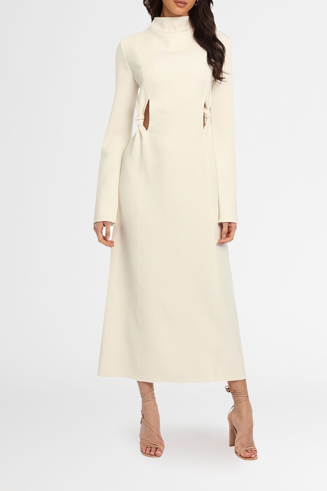 Symm Midi Dress by Self Portrait for Rent | GlamCorner