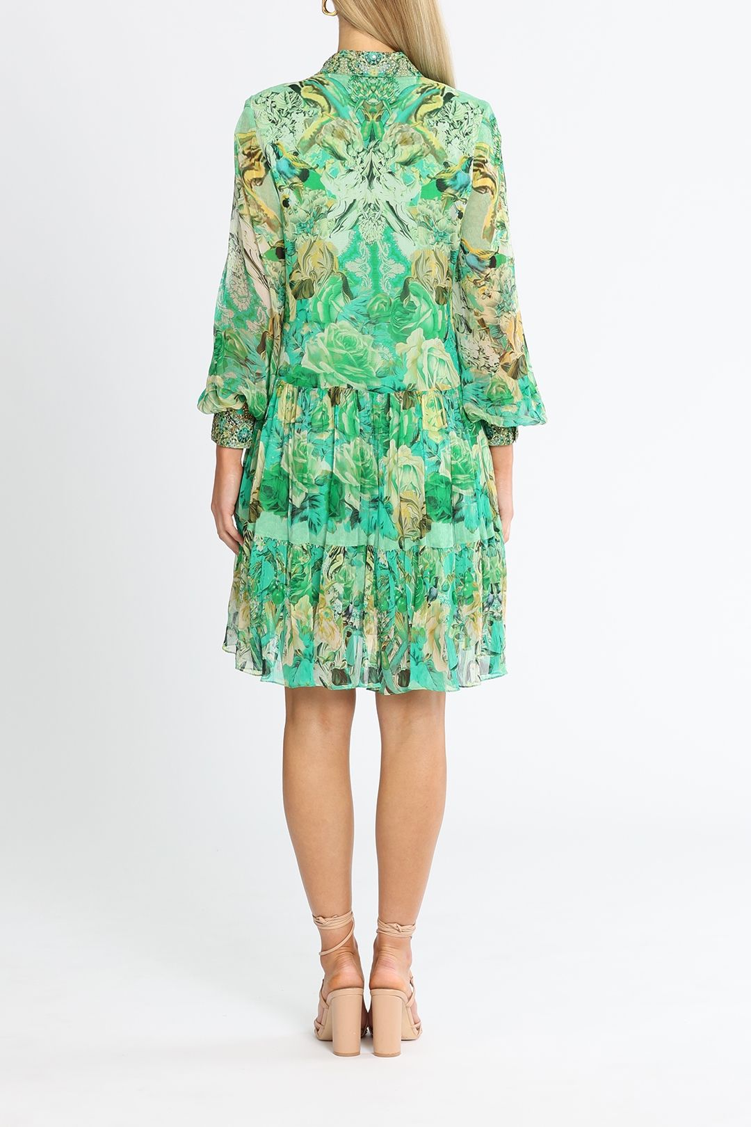 Hire Green Goddess Shirt Dress | Czarina | GlamCorner