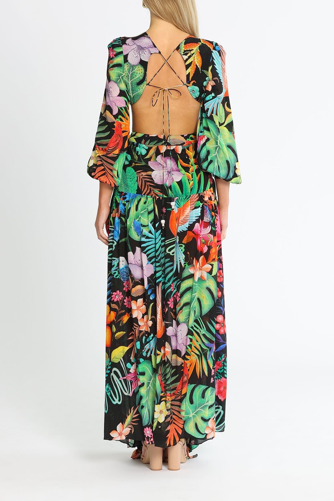 Hire Open Back Rio Maxi | Czarina | GlamCorner