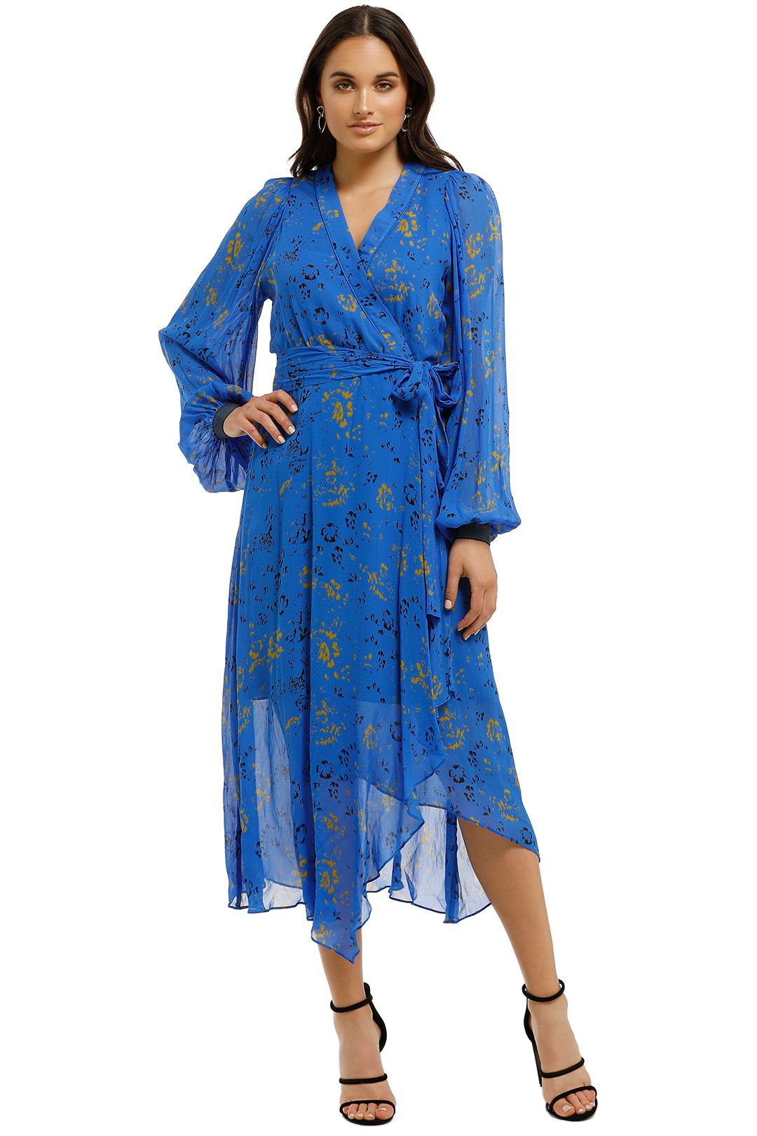 Fragment Wrap Dress by Ginger and Smart for Hire | GlamCorner