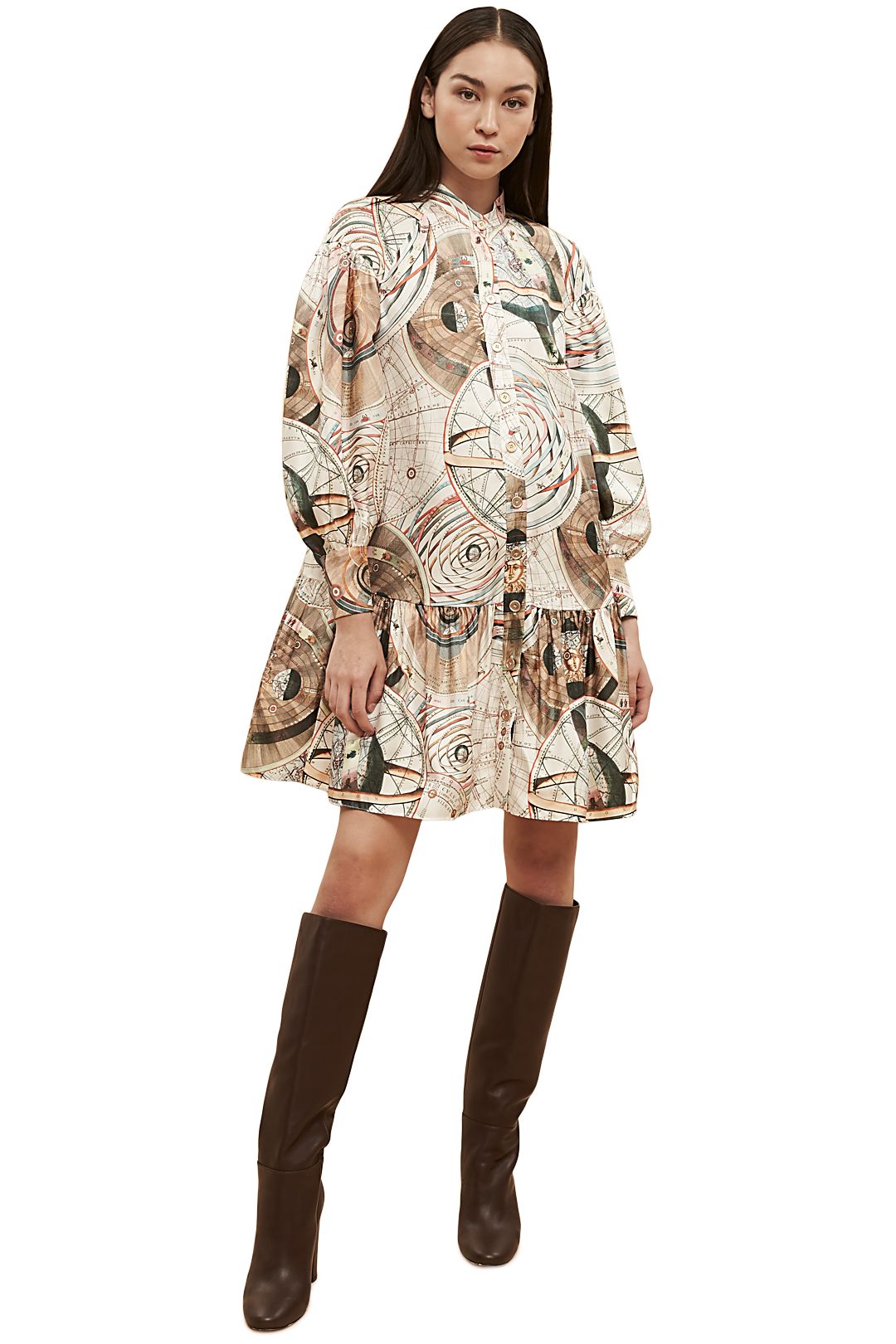 Duke Dress in Ivory by Pasduchas for Hire | GlamCorner