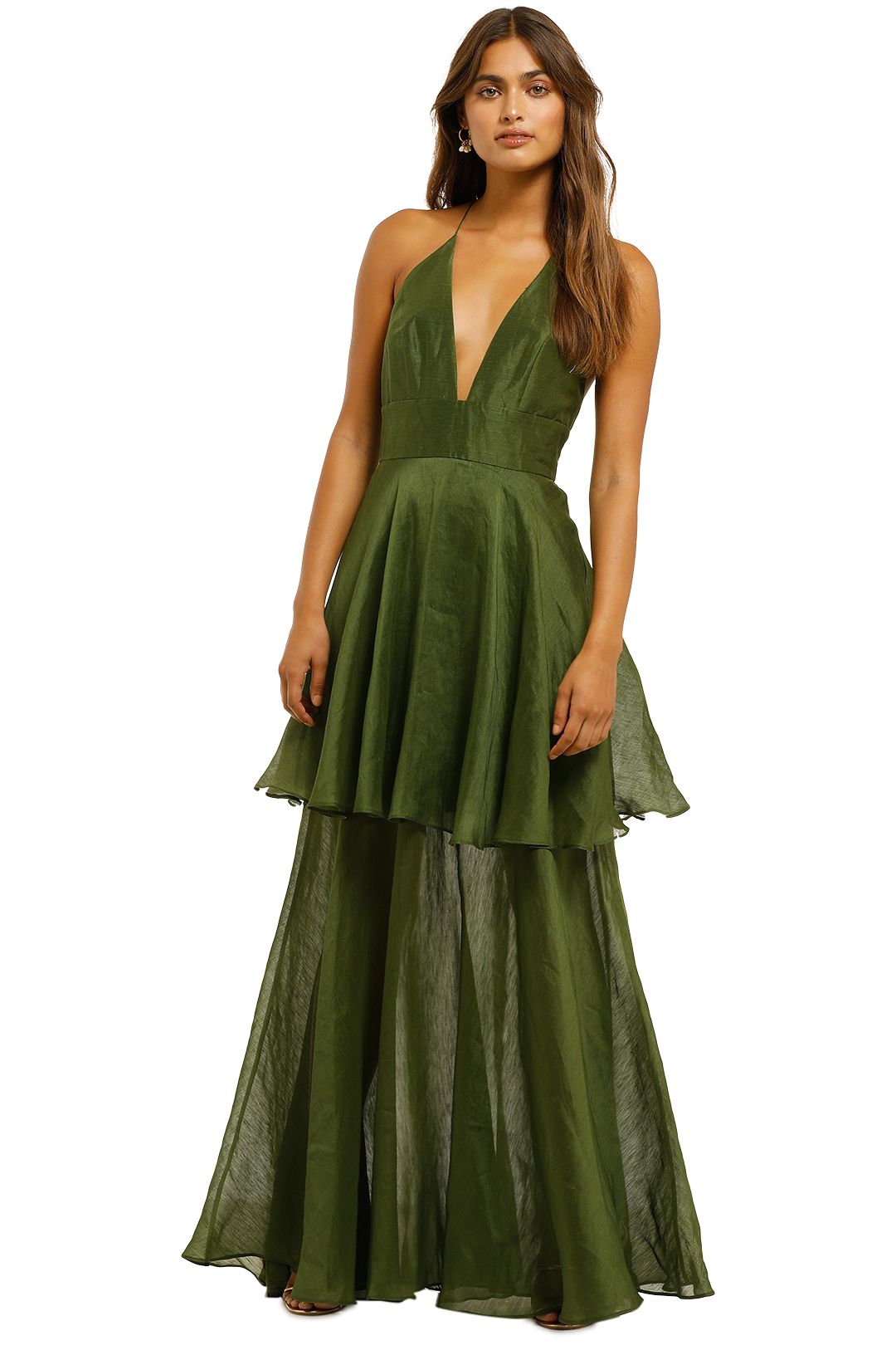Green Formal Designer Dresses for Hire | GlamCorner