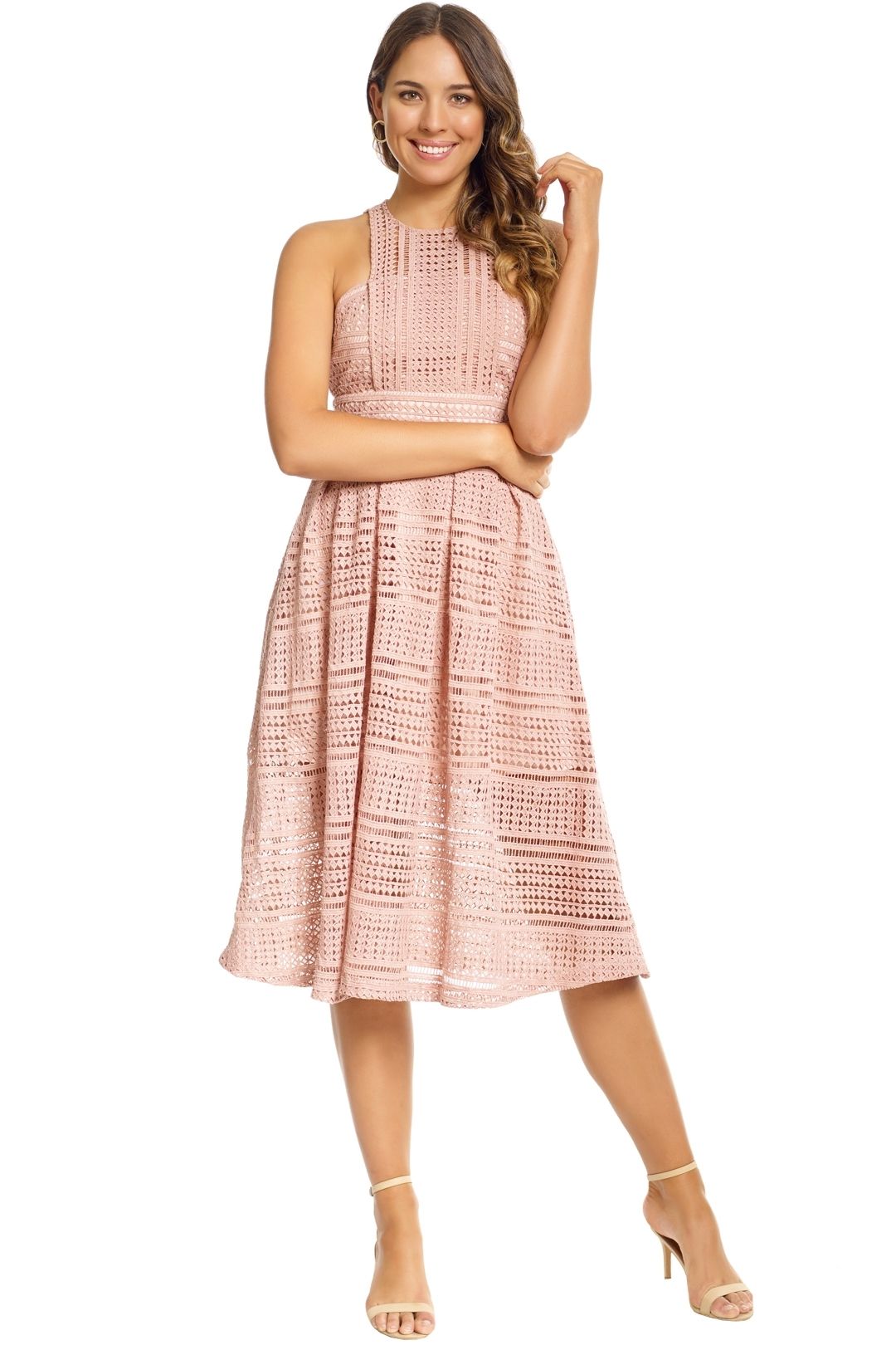 Allure Floaty Dress in Blush by Grace & Hart for Hire