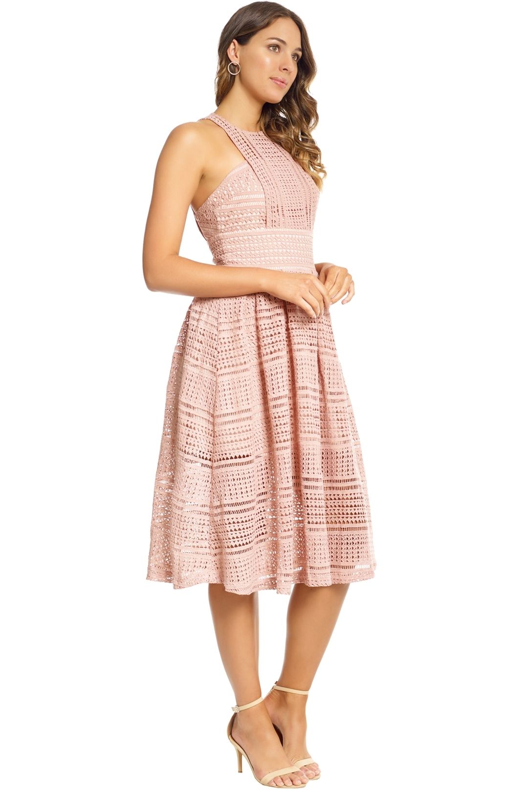 Allure Floaty Dress in Blush by Grace & Hart for Hire