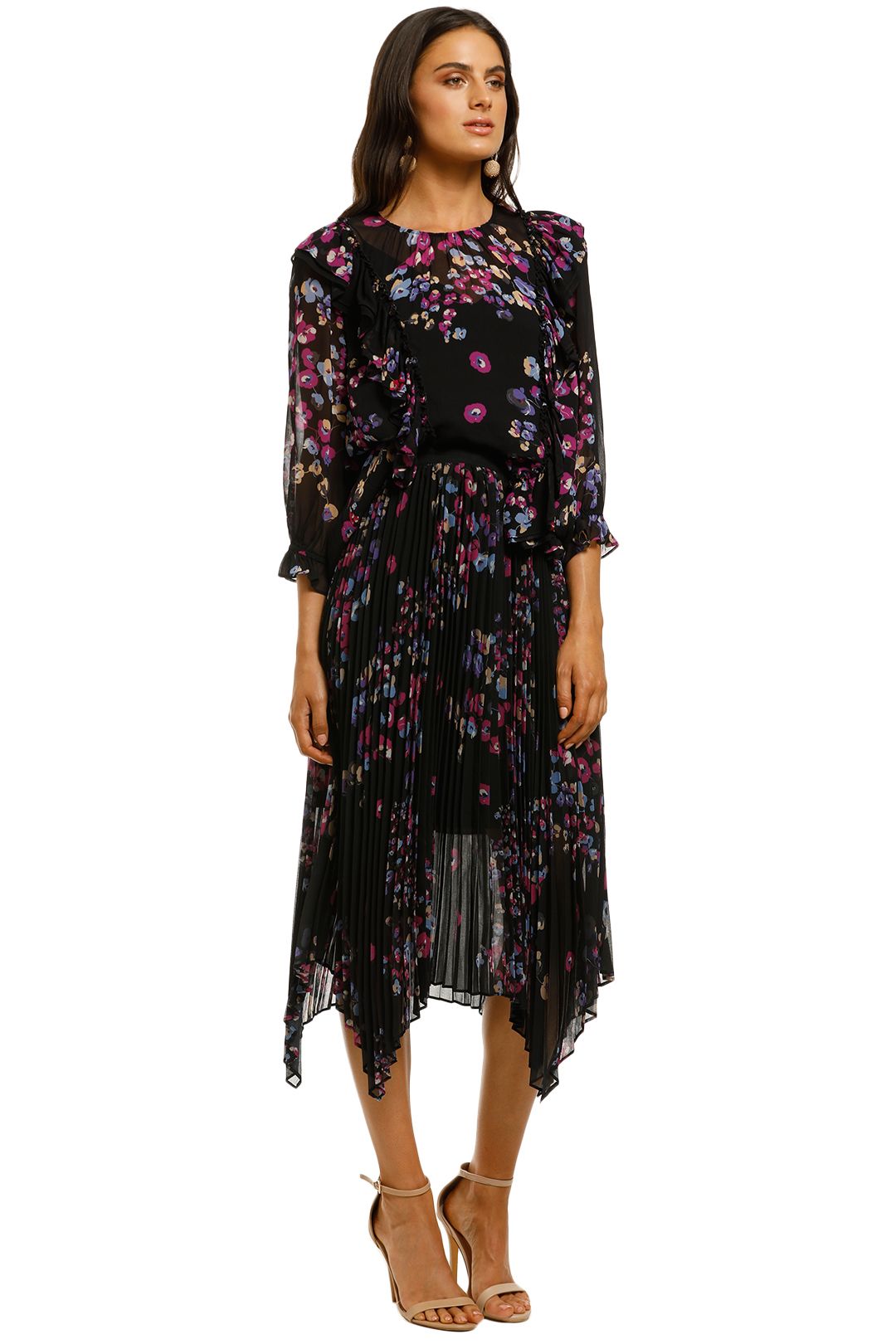 Flora Skirt in Floral Burst by Husk to Buy | GlamCorner