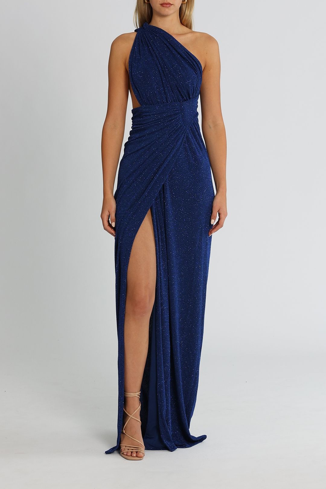 Hire Valeria Gown - Blue Sparkle | J. Angelique | GlamCorner