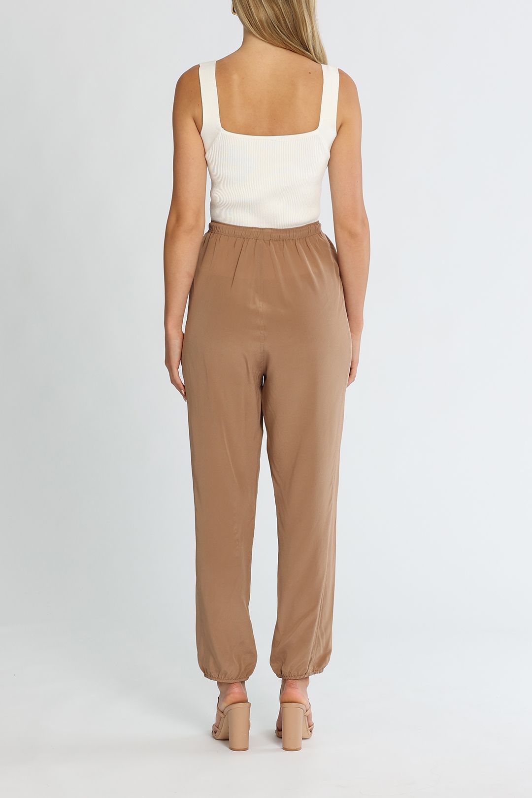 Hire Game Changing Pant in Beige | JAC + JACK | GlamCorner