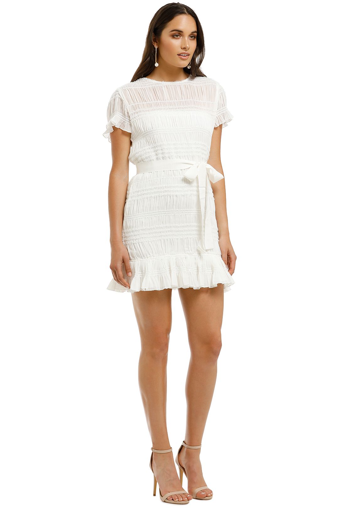 Naive Mini Dress in Porcelain by Keepsake the Label for Rent | GlamCorner