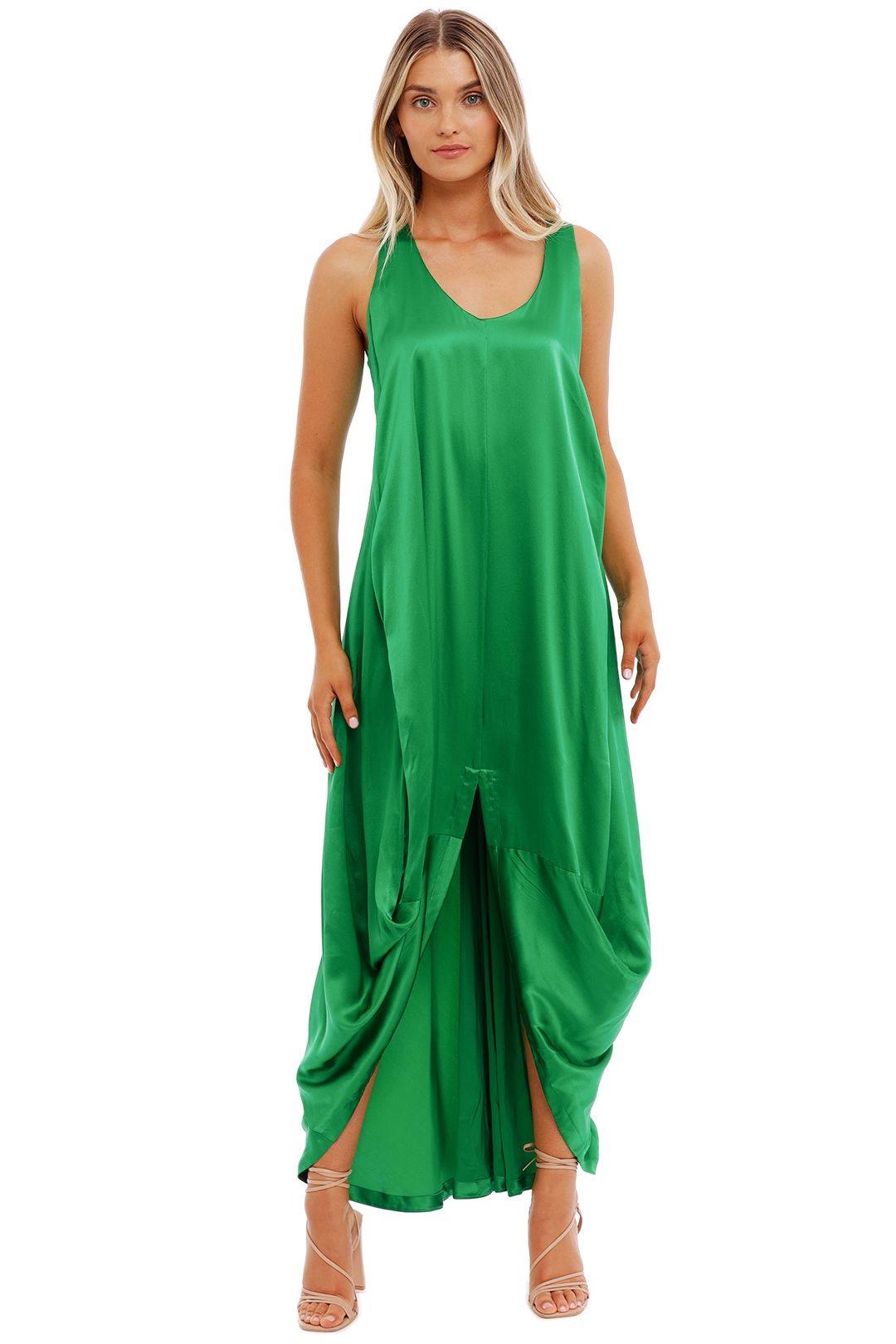 Hire Float Dress in Green | KITX | GlamCorner