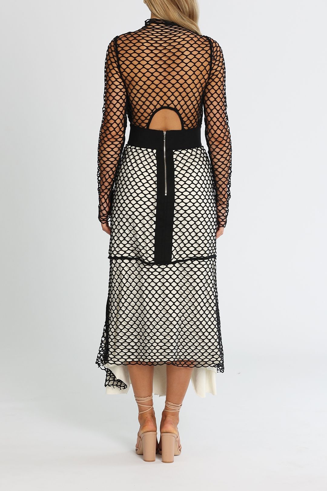 Hire Net Dress in Black | KITX | GlamCorner