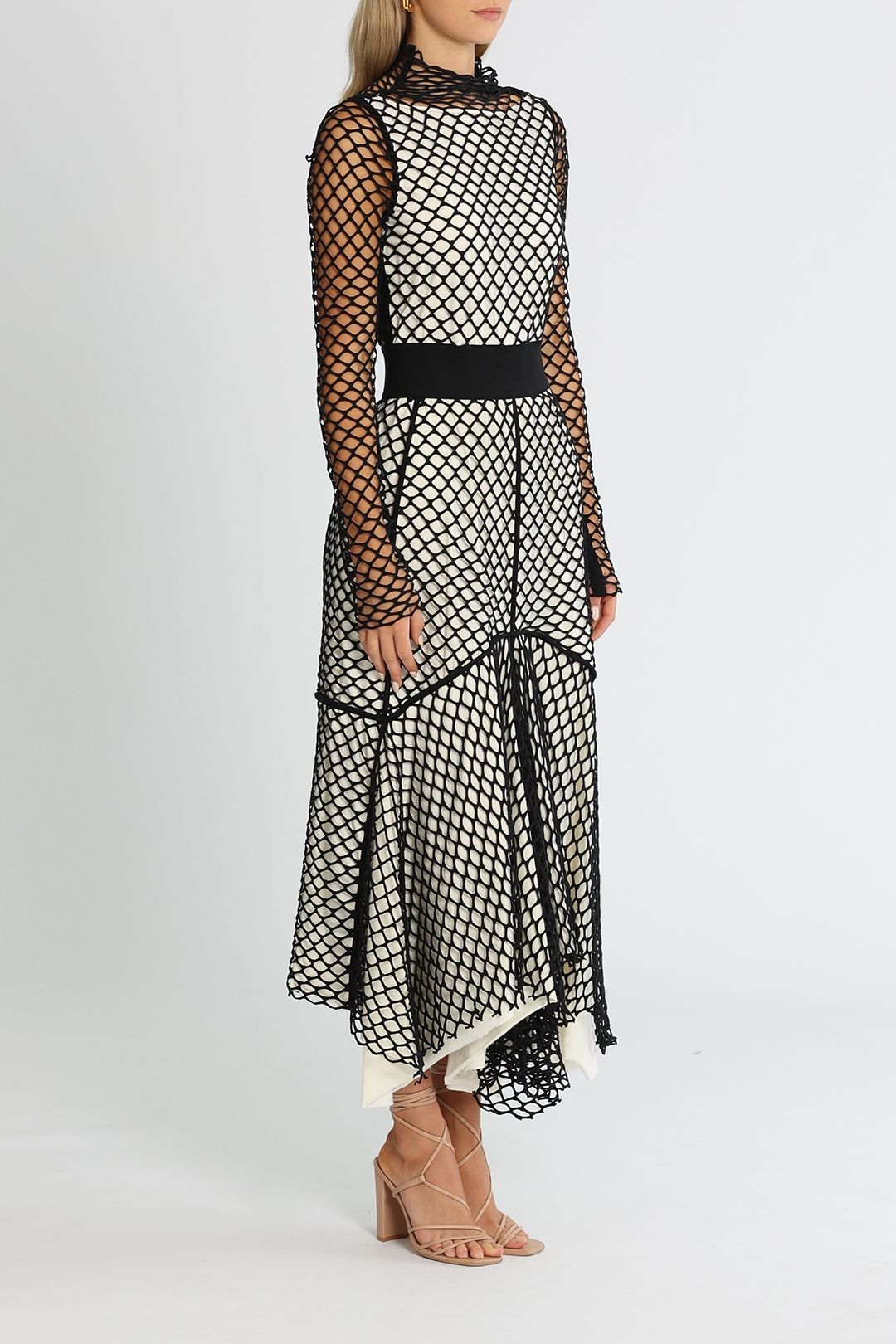 Hire Net Dress in Black | KITX | GlamCorner