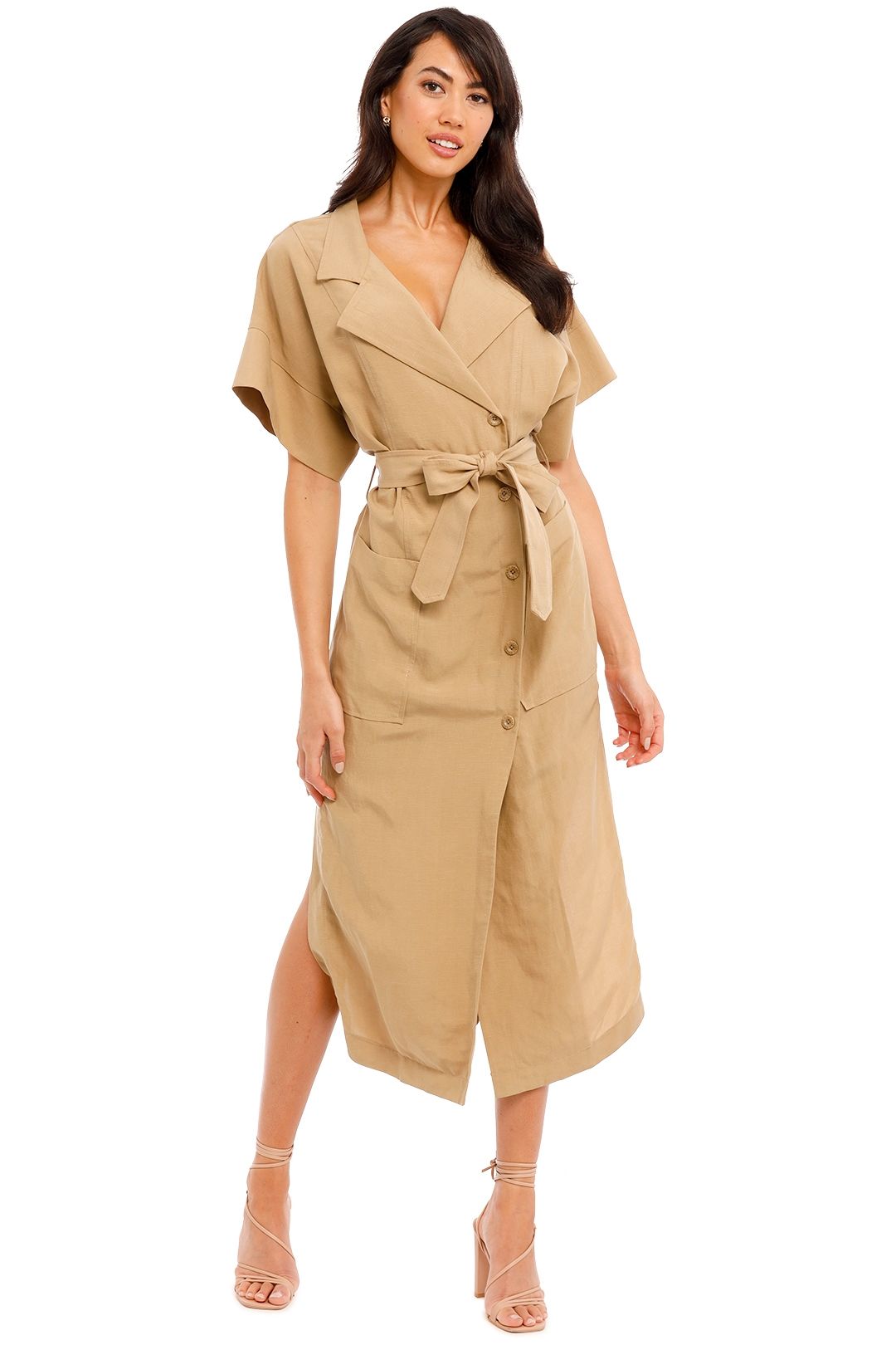 Beige Designer Dresses for Hire | GlamCorner