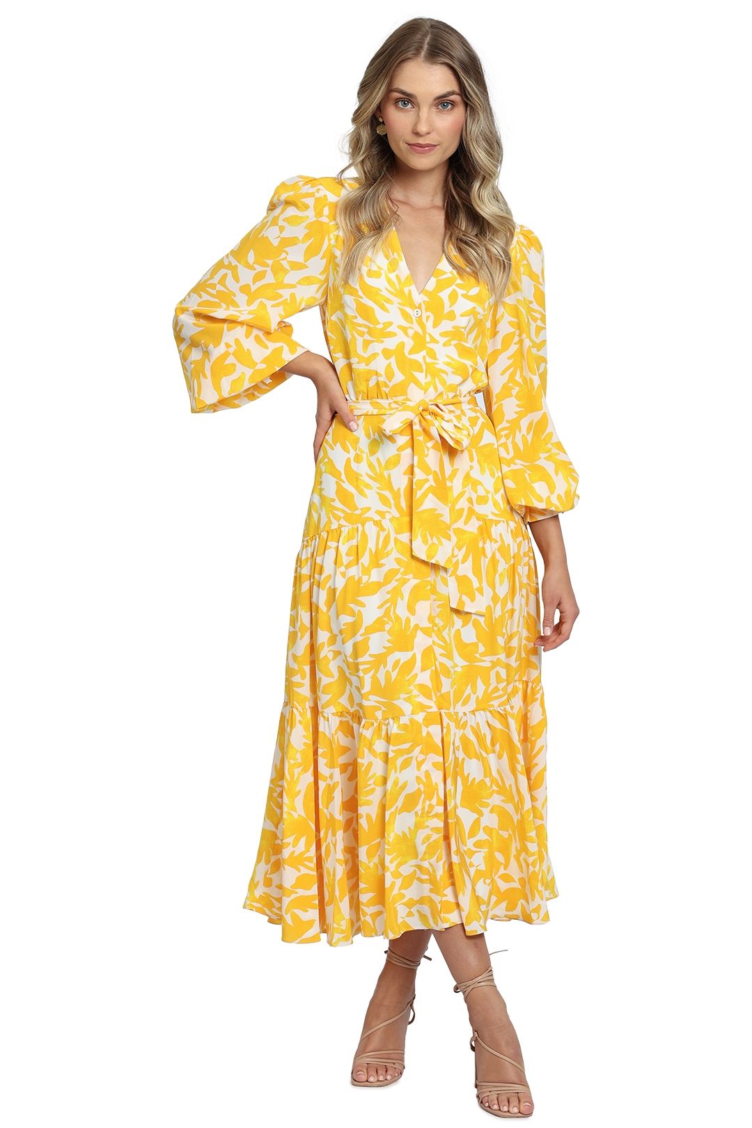 Yellow Designer Dresses for Hire | GlamCorner