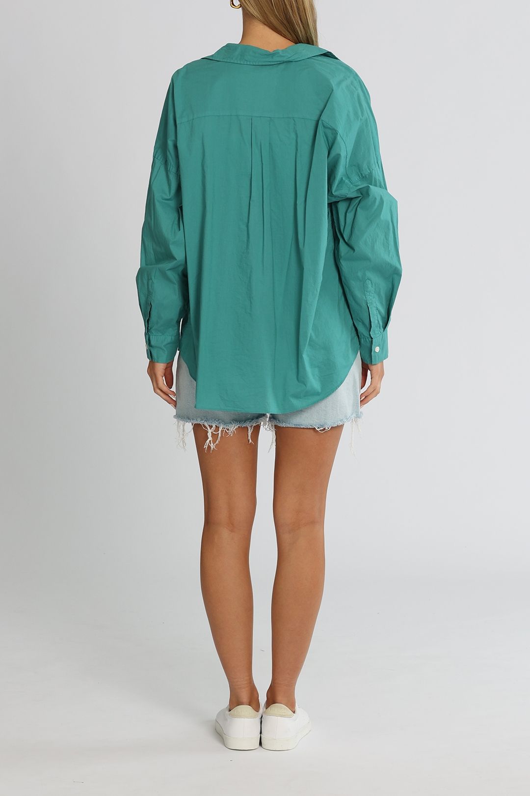 Hire Chiara Shirt Classic in Sea | LMND | GlamCorner