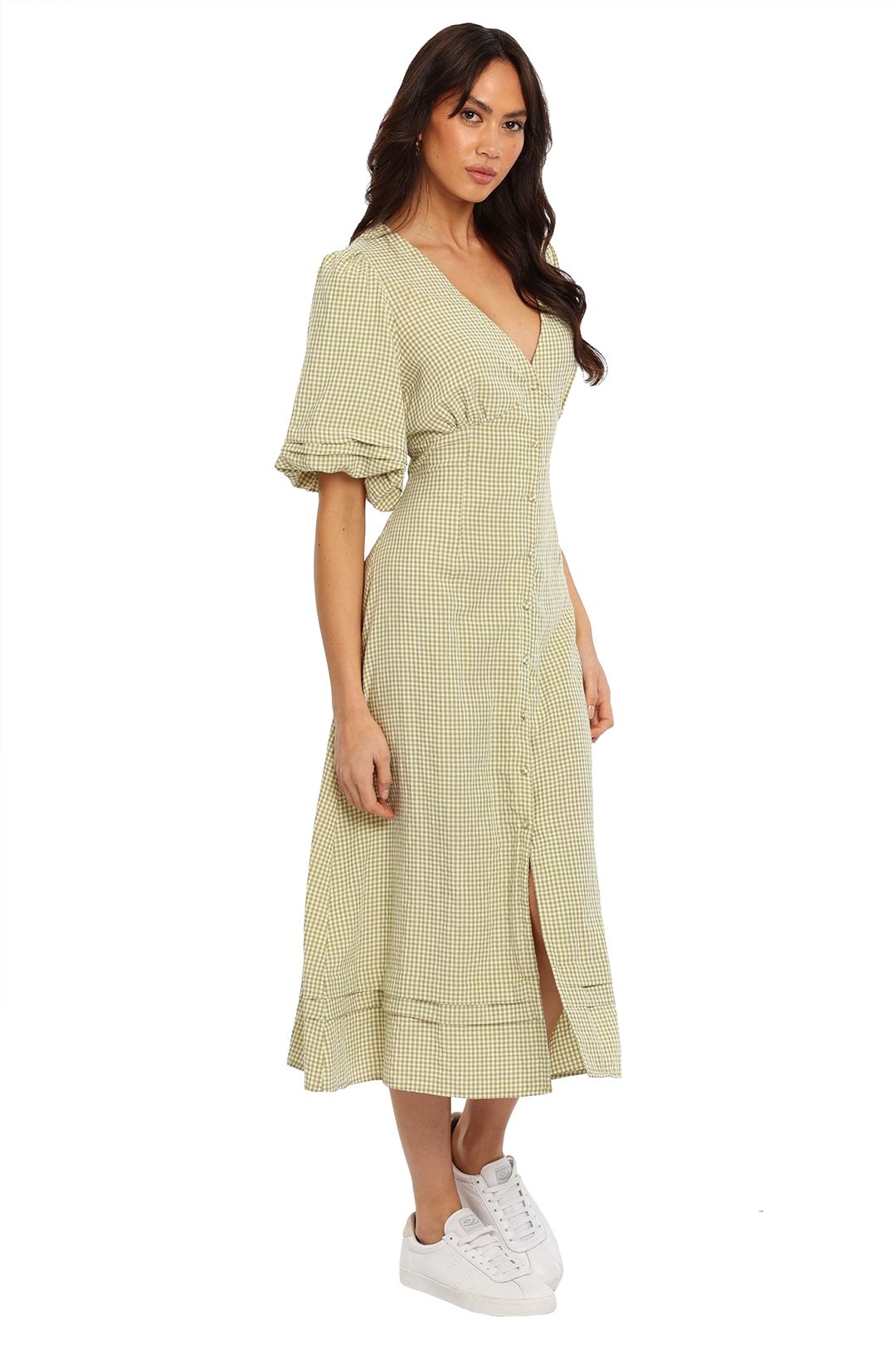 Hire Bermuda Midi Dress | Mink Pink | GlamCorner