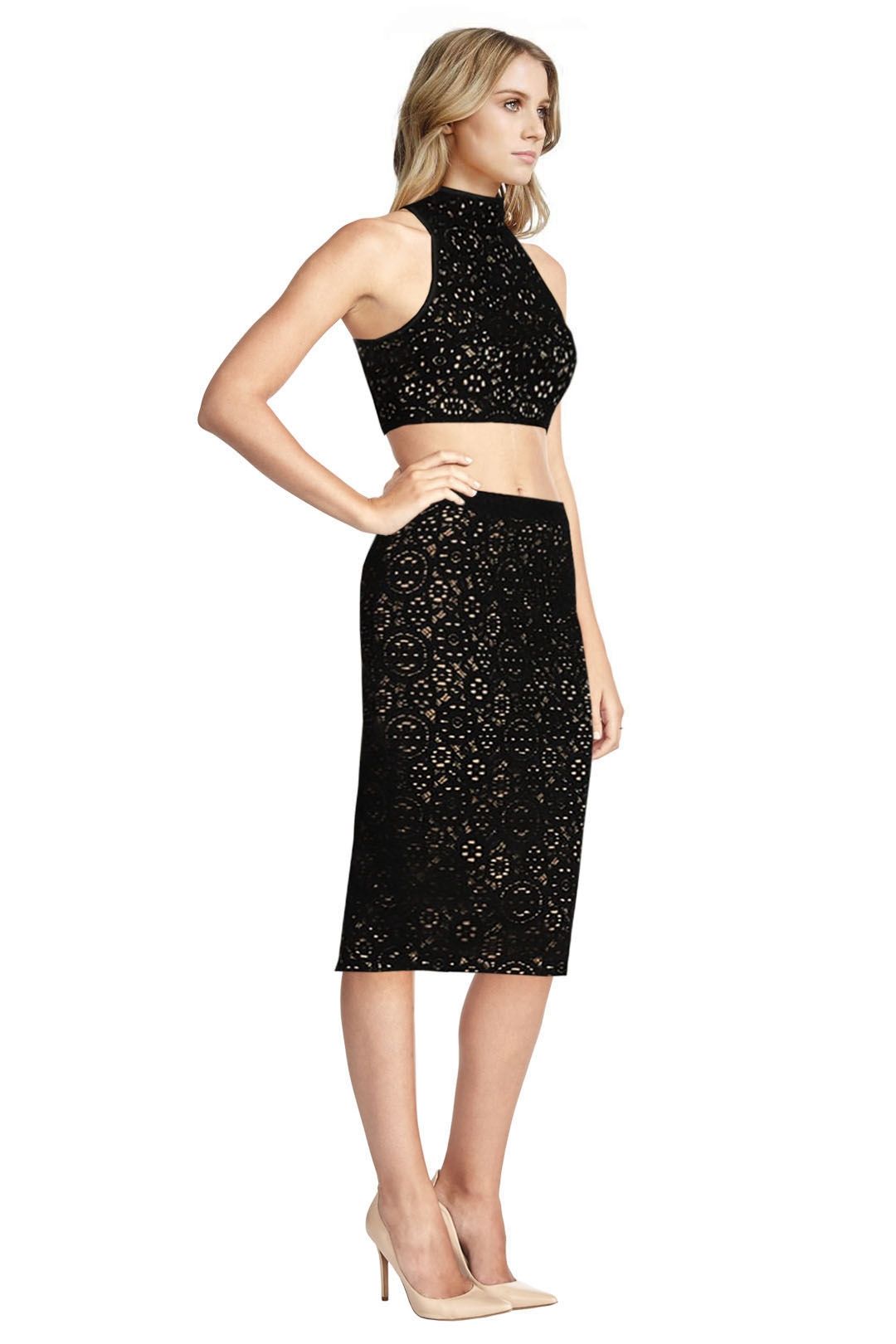 Melody Set Dress by Misha Collection for Hire | GlamCorner