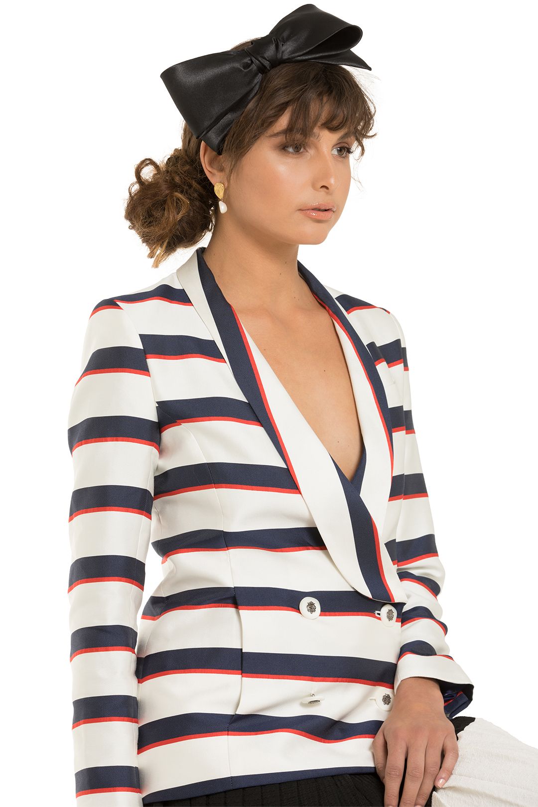 Vada Fascinator in Black by Morgan & Taylor for Hire