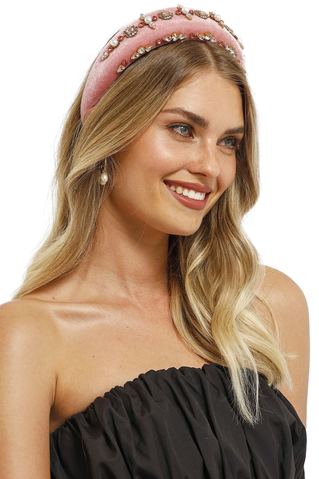 Hire Genna Headband in Pink | Morgan and Taylor | GlamCorner