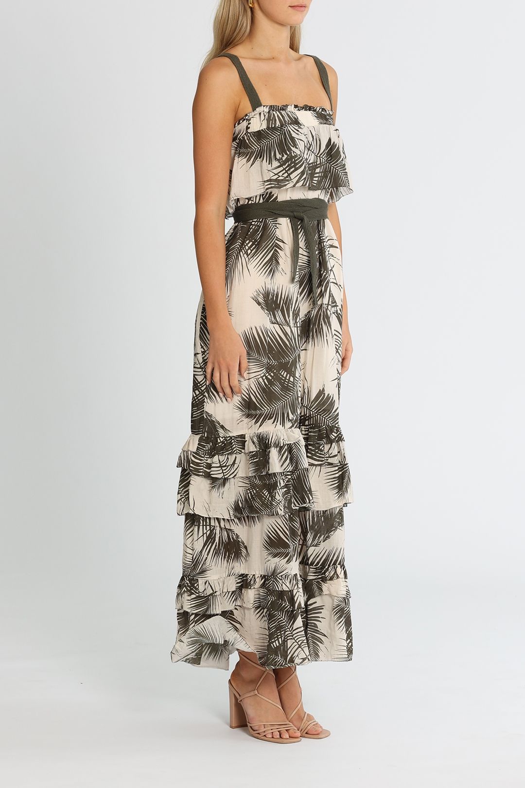 Hire Savannah Printed Sleeveless Maxi Dress in Print | Morrison ...