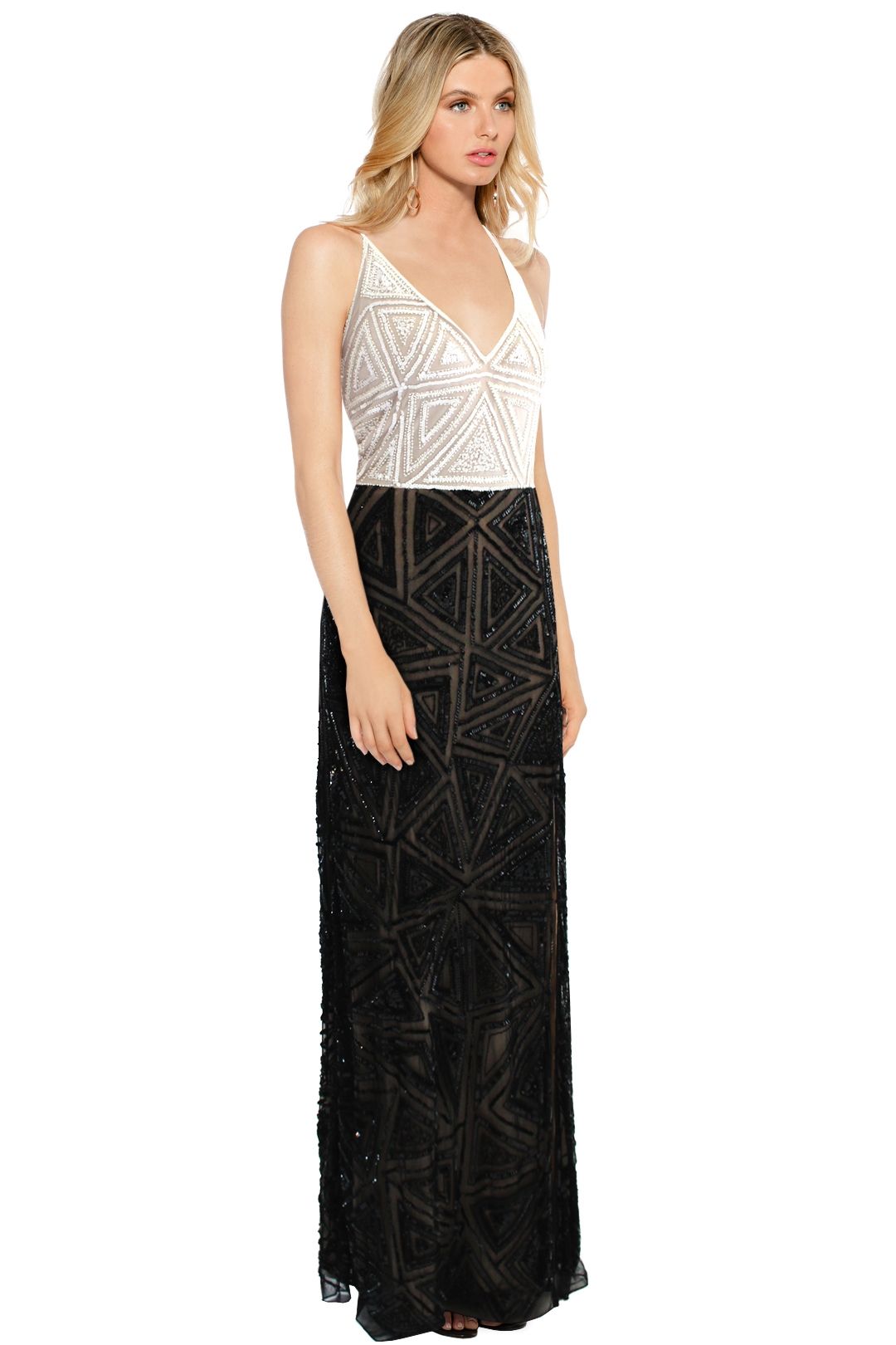 Gena Beaded Dress by Mr K for Rent | GlamCorner