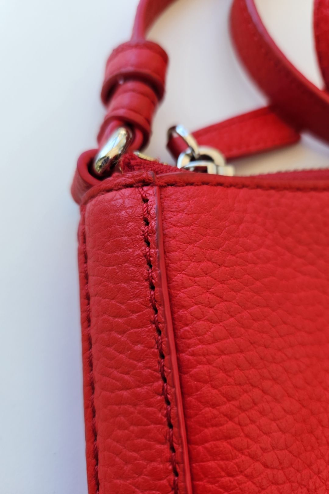 Buy Mystical Mini Crossbody in Red Leather | Oroton | GlamCorner