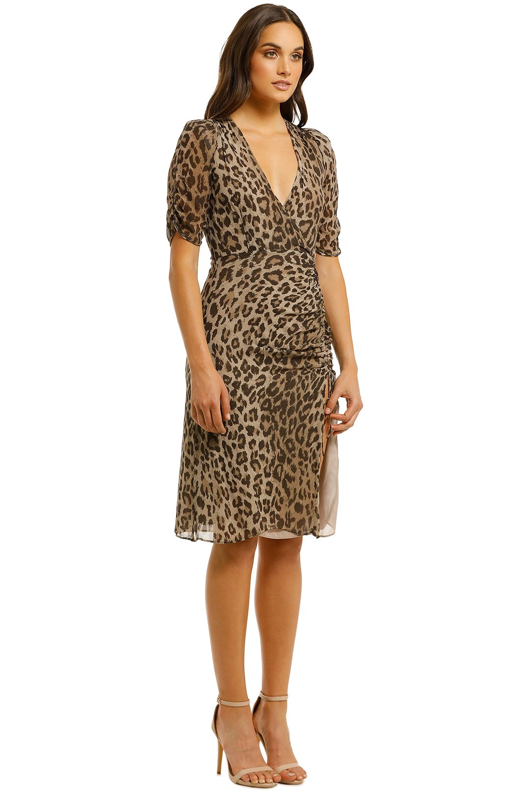 Leopard Tea Dress by Nicholas for Rent | GlamCorner