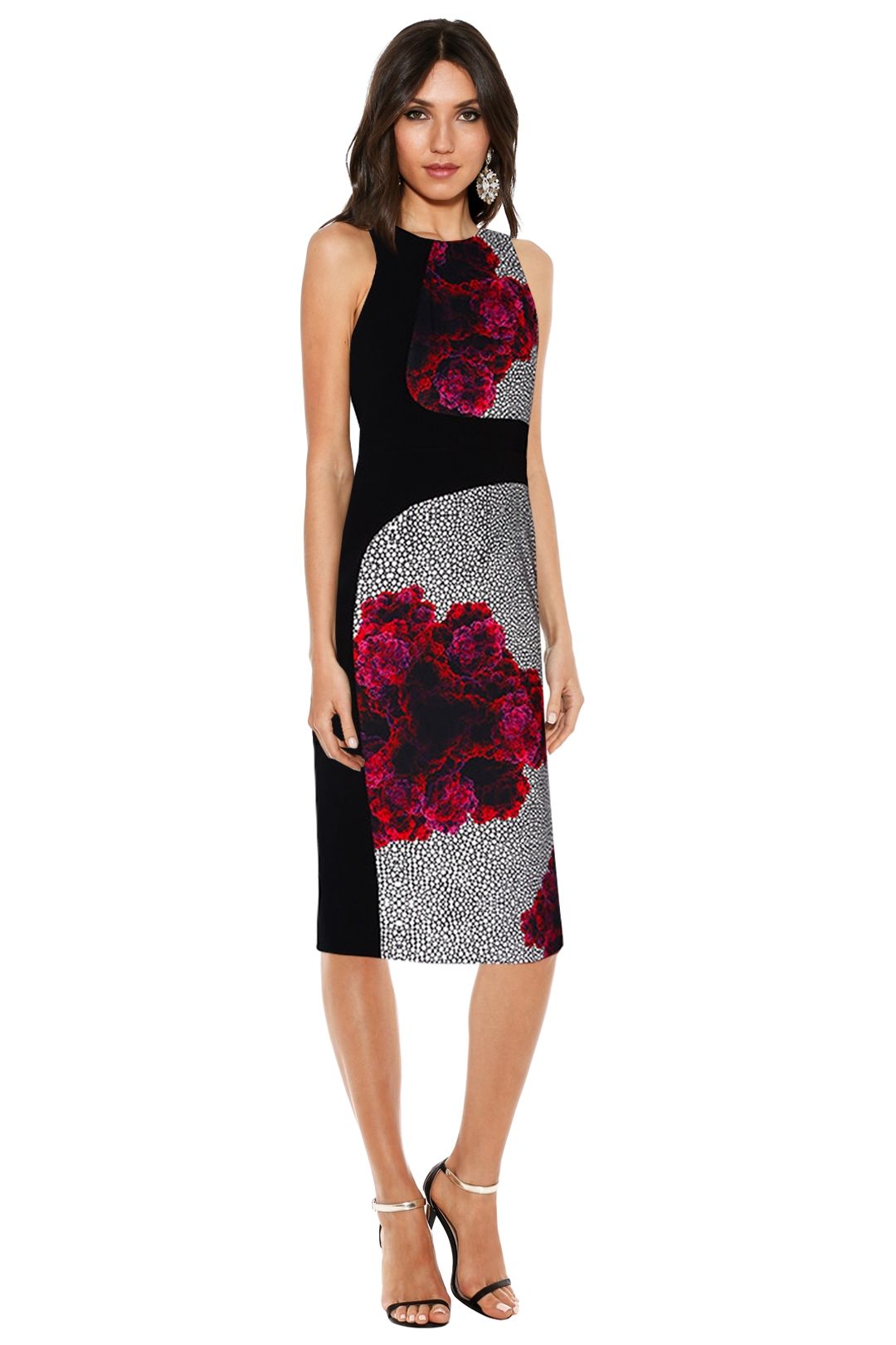Curved Seam Dress by Nicola Finetti for Hire | GlamCorner