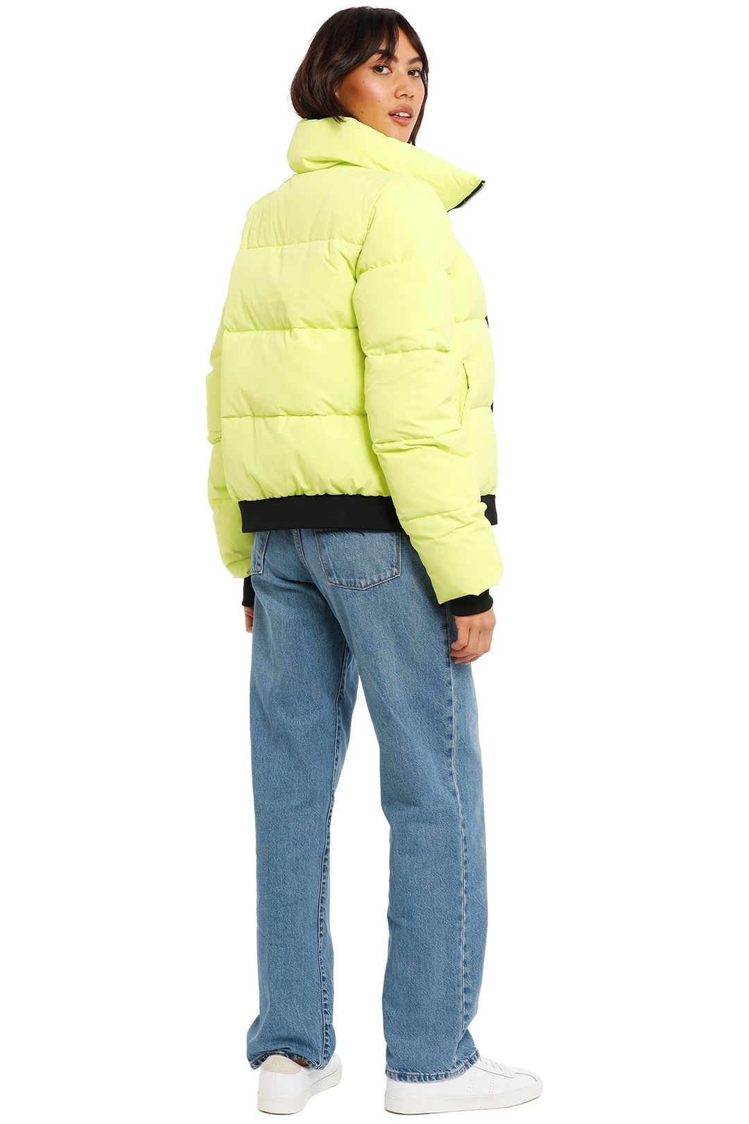 Hire Ramp Run Jacket in Yellow | PE Nation | GlamCorner