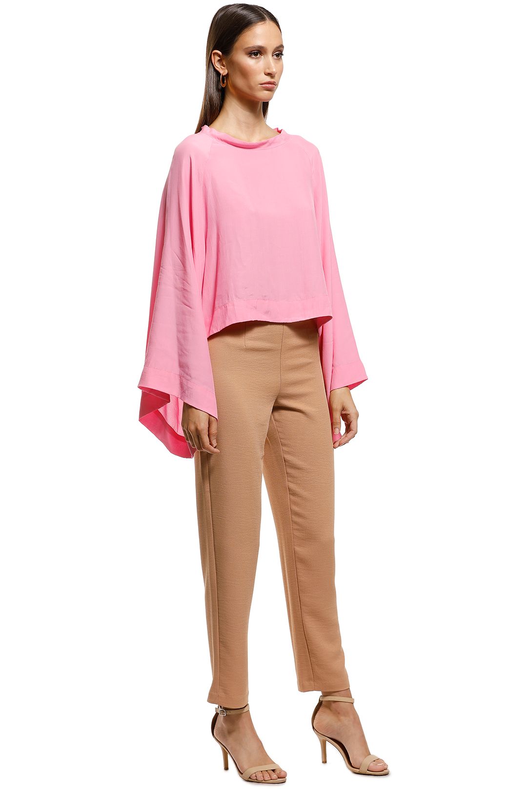 Flick Top in Pink by S/W/F for Hire | GlamCorner