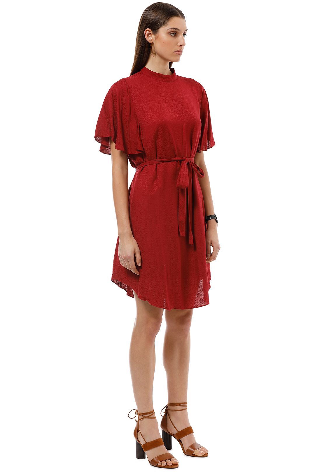 Meadow Dress in Red by Saba for Hire | GlamCorner