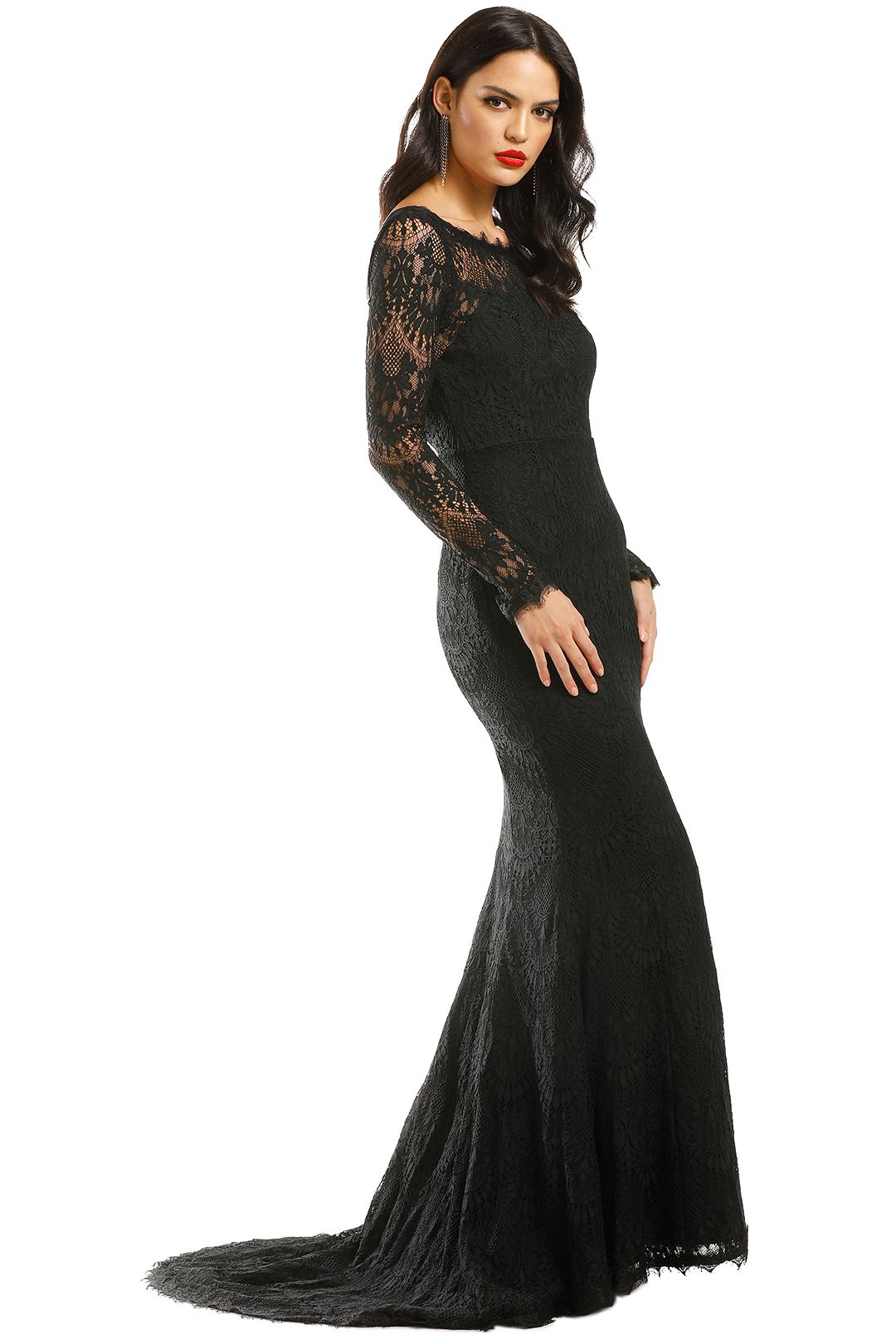 La Rochelle Gown in Black by Samantha Rose for Hire | GlamCorner