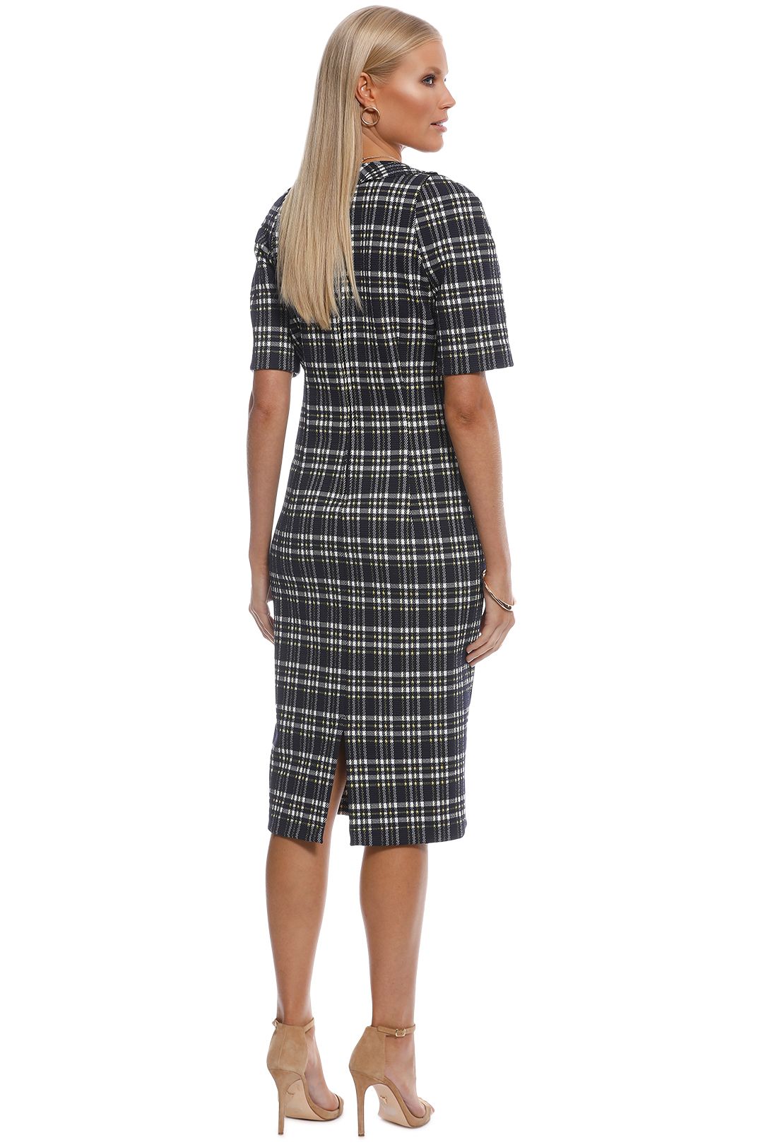 Plaid Ruffle Dress by Scanlan Theodore for Rent