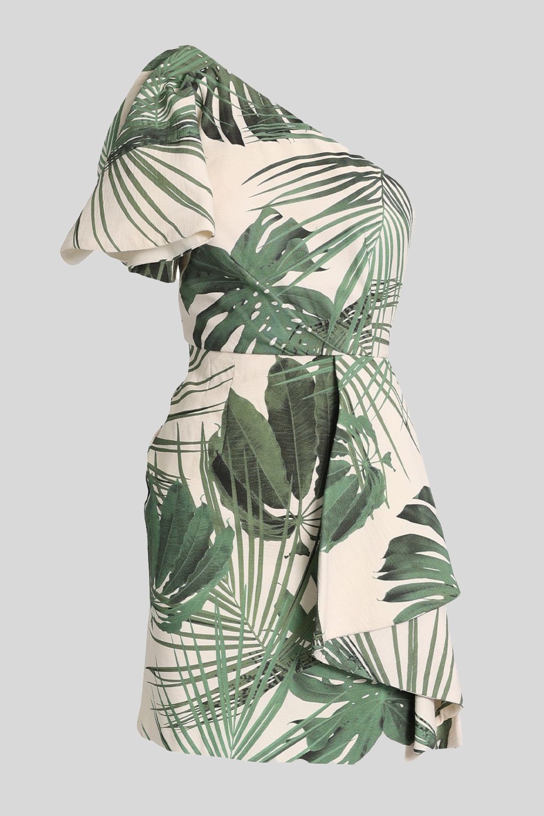 Buy Palms One Shoulder Mini Dress | Sheike | GlamCorner
