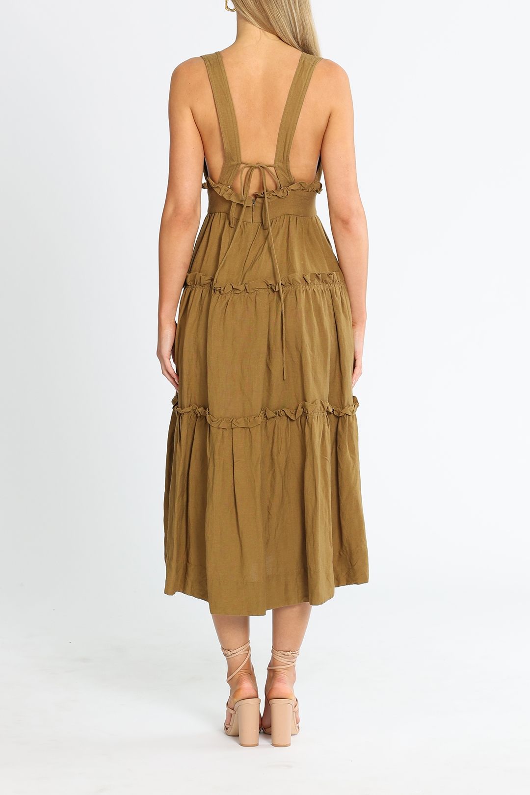 Hire Juliana Ruffle Midi | Shona Joy | GlamCorner