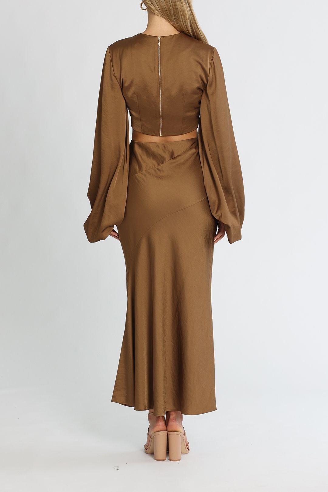 Hire Mimi Top in Dark Gold | Significant Other | GlamCorner