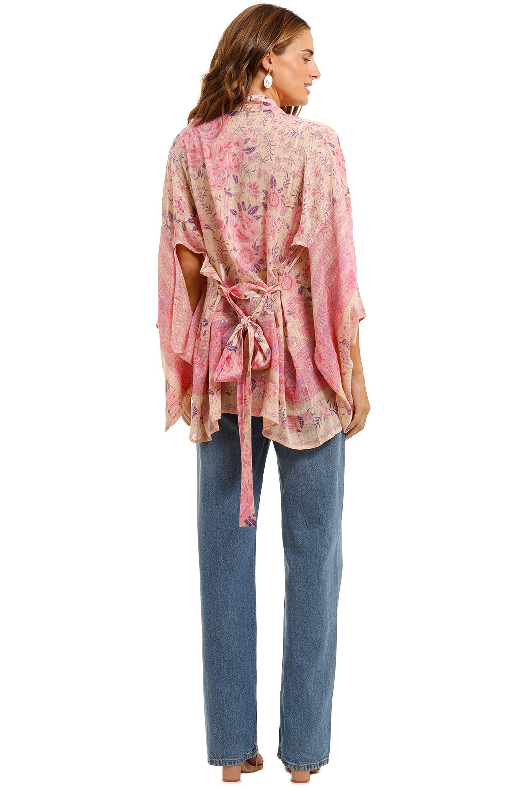 Mystic Short Robe in Musk | Spell | GlamCorner