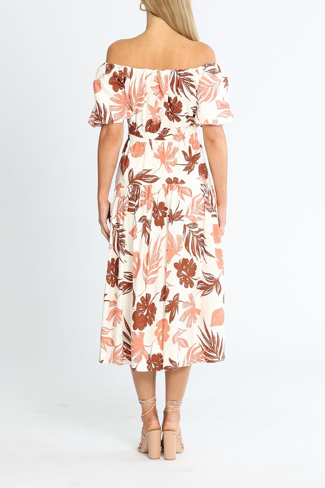 Hire Paloma Print Midi Dress | Staple The Label | GlamCorner