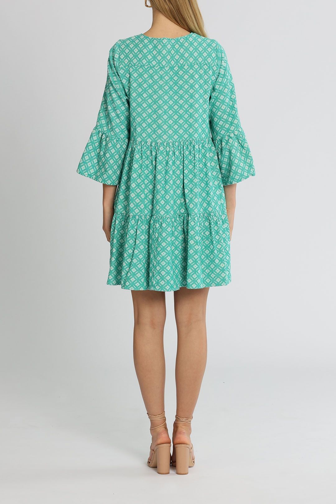Hire Eliza Mini Dress in Green | Summery Copenhagen | GlamCorner