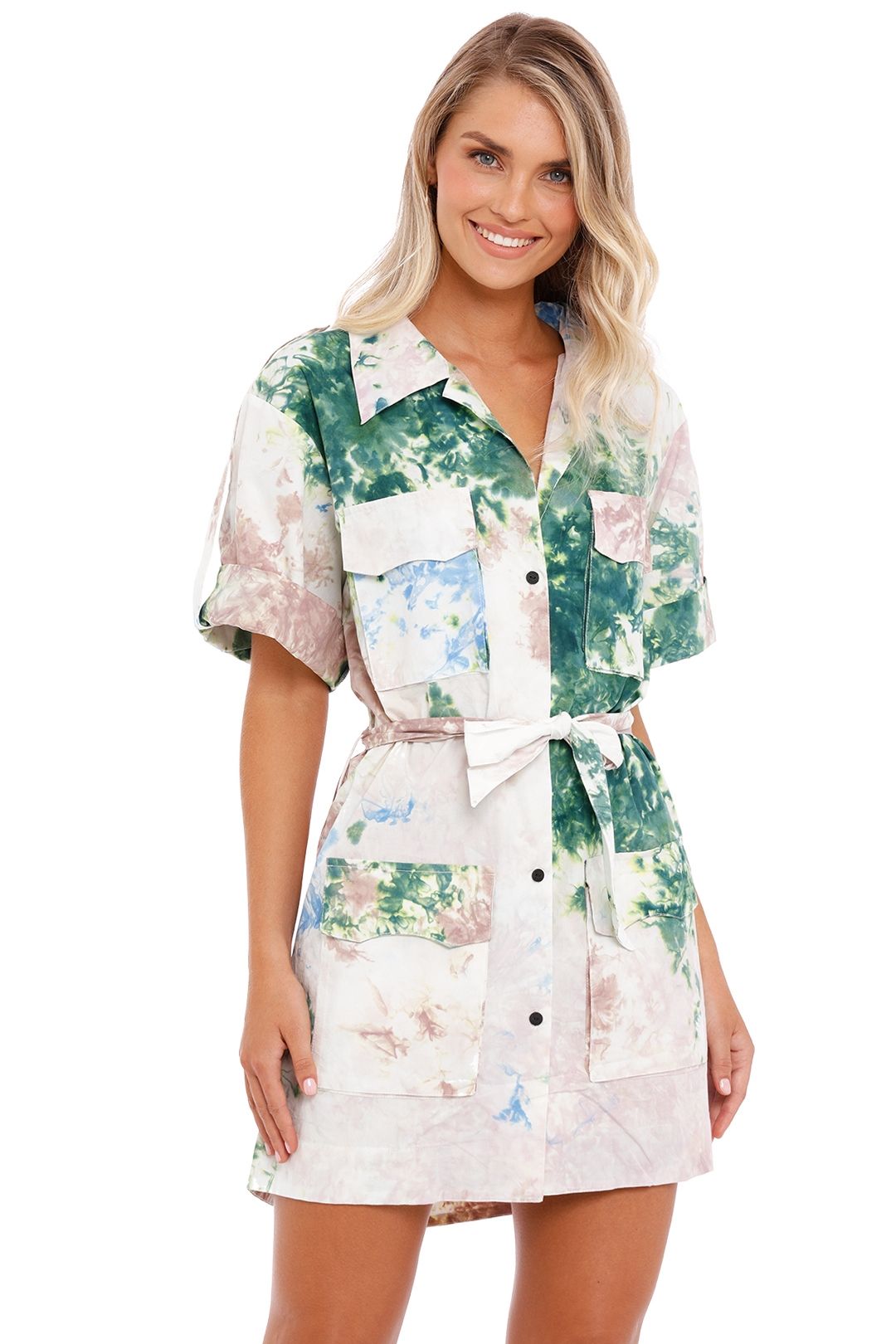 Hire Utilitarian Mini Dress | SWF | GlamCorner