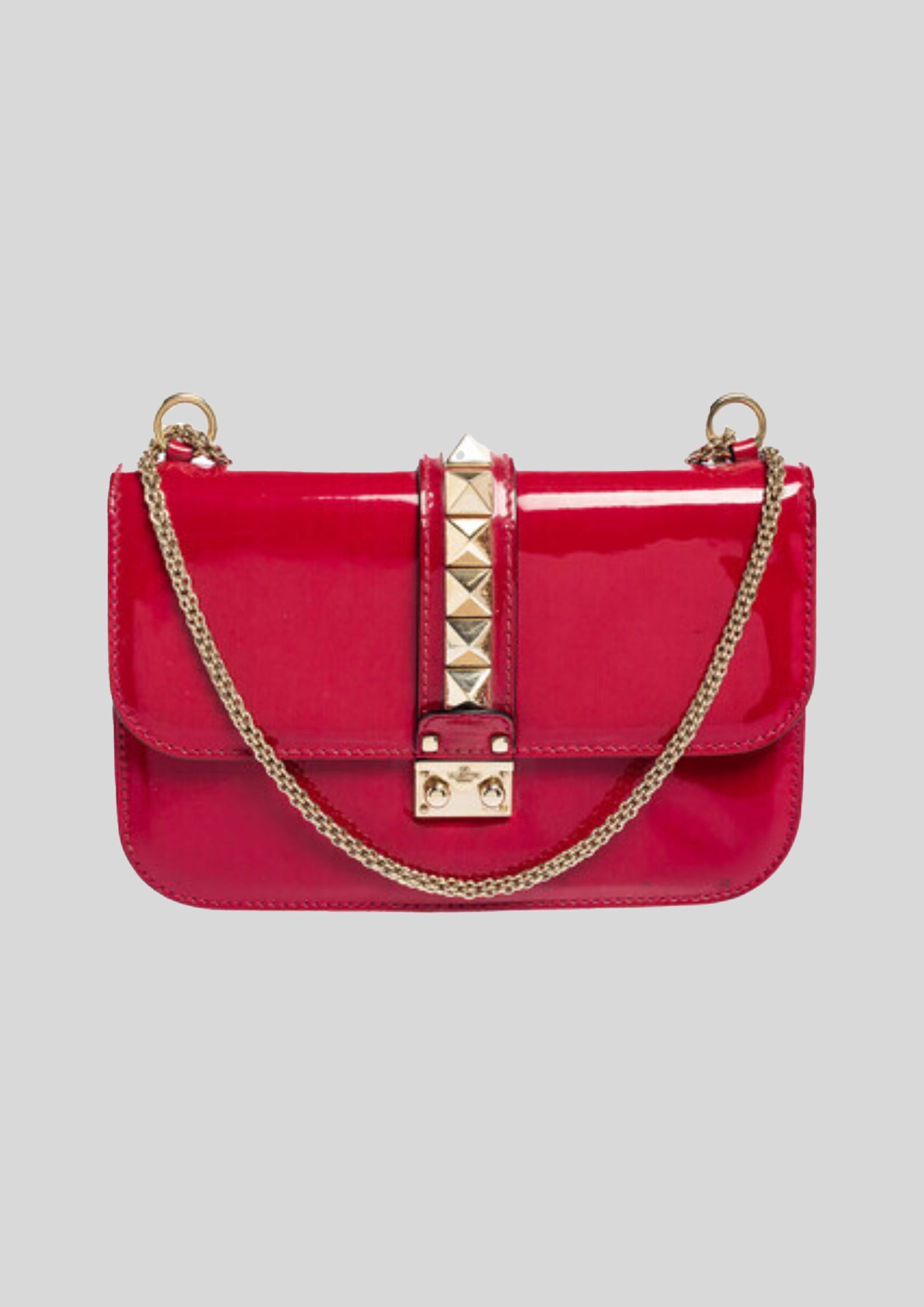 Buy Pink Rock Stud Handbag | Valentino | GlamCorner