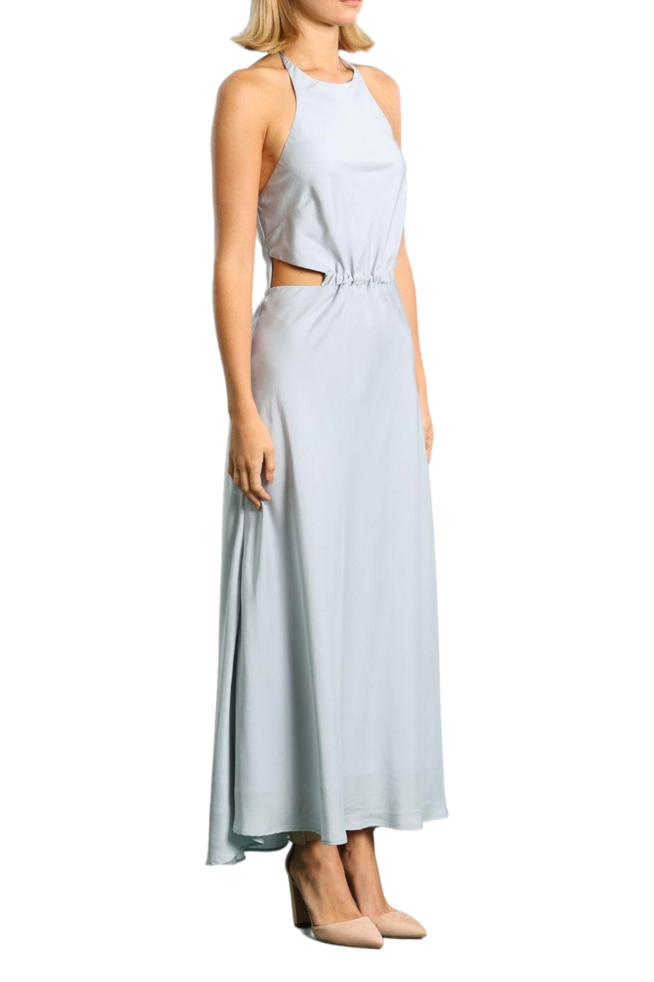 Hire Fluorescent Dress in Ice Blue | Viktoria & Woods | GlamCorner